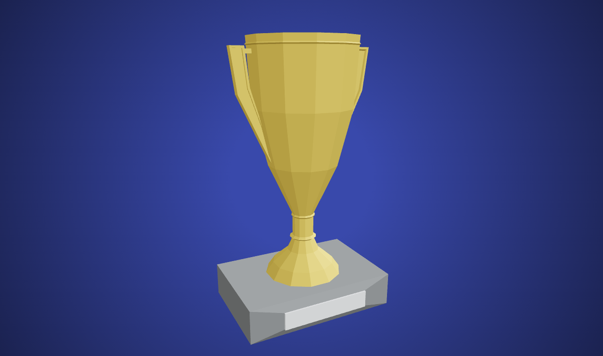 Trophy - Free 3D Model By CreativeTrio - Poly Pizza