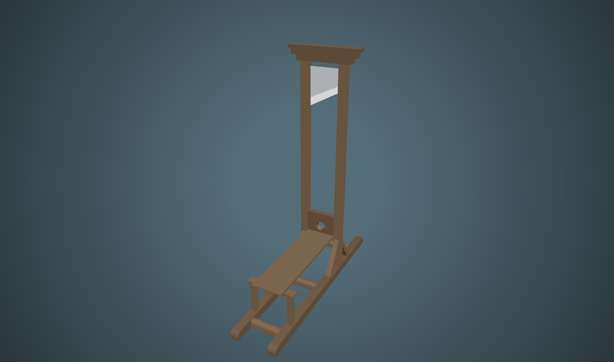 Guillotine - Free 3D Model By iPoly3D - Poly Pizza