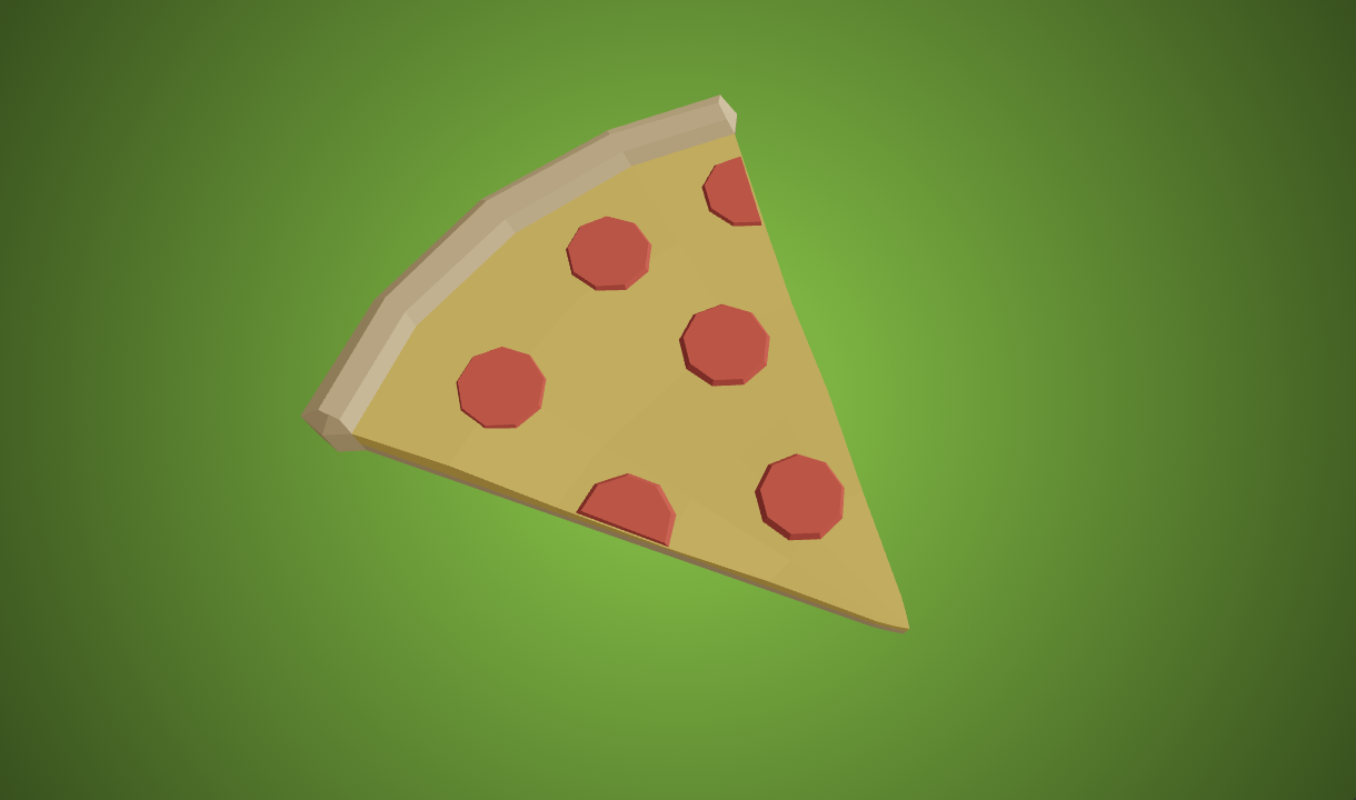 Pizza Slice - Free 3D Model By Quaternius - Poly Pizza