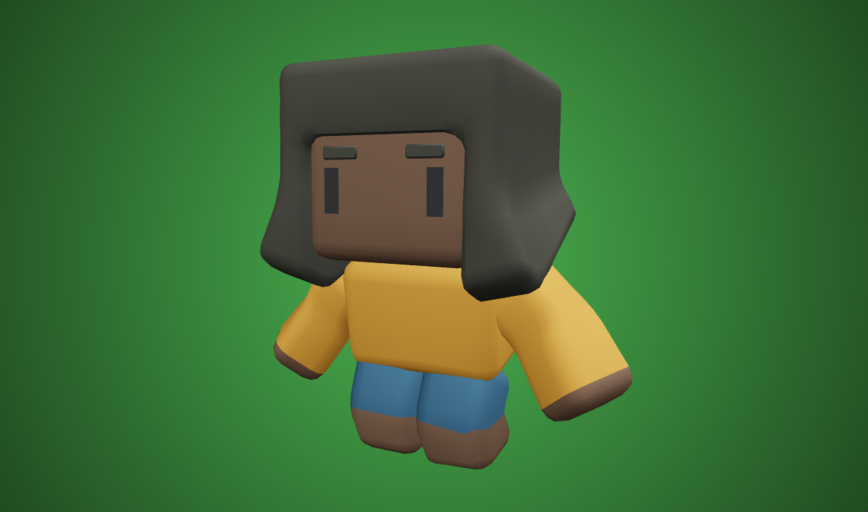 Cube Woman Character - Free 3D Model By Quaternius - Poly Pizza