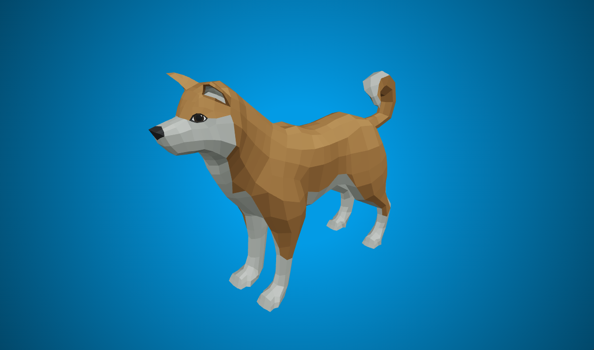 Shiba Inu - Free 3D Model By Quaternius - Poly Pizza