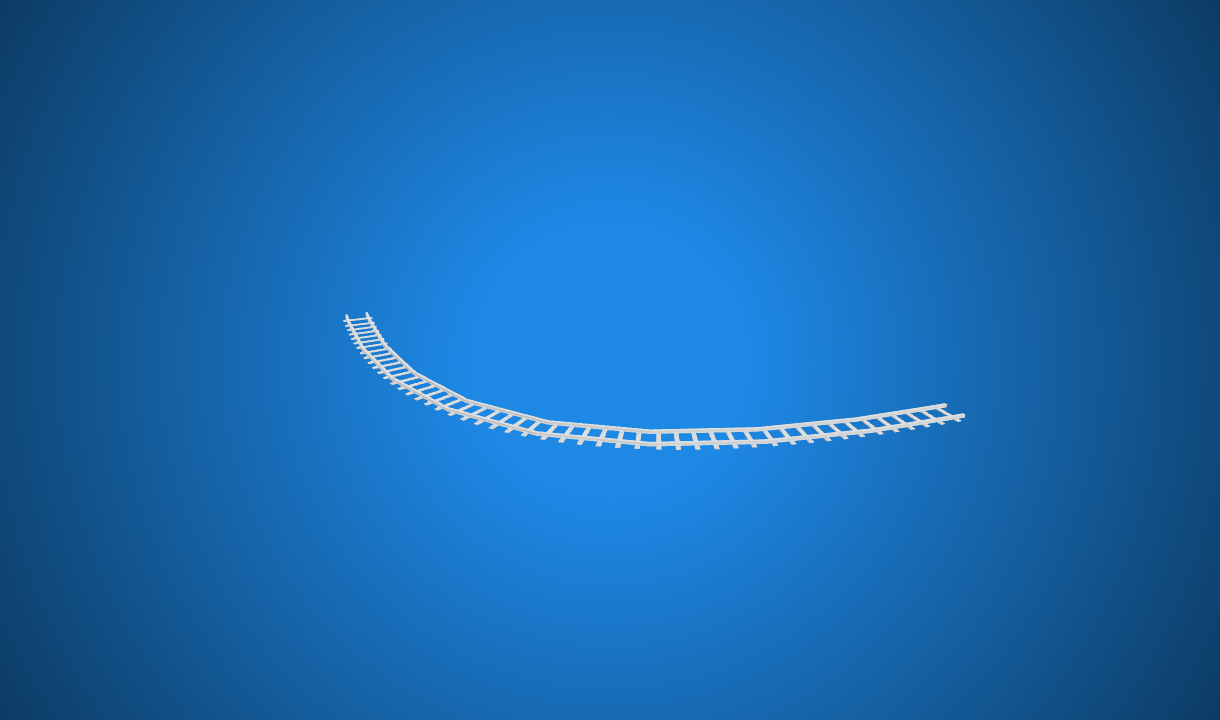 Railway Track Curve - Free 3D Model By Quaternius - Poly Pizza