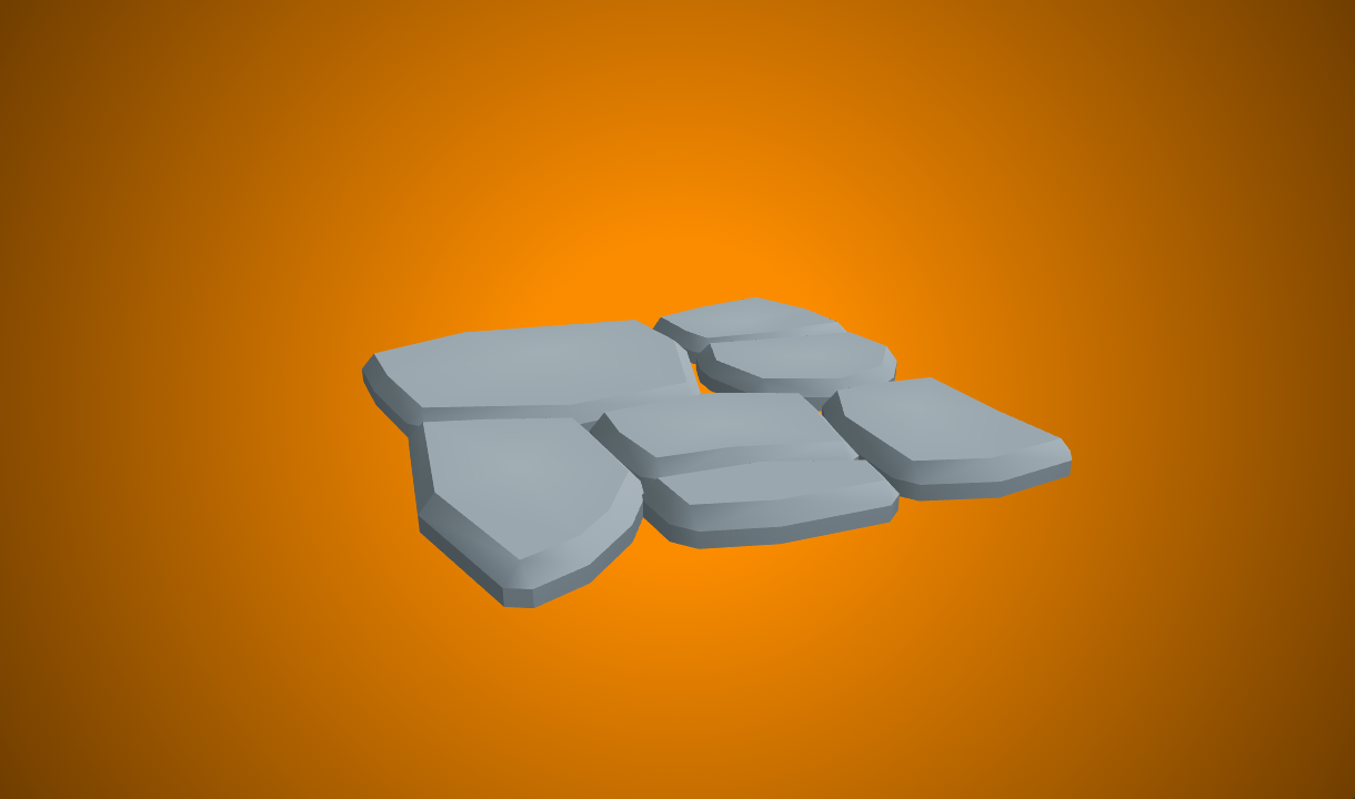 Cobblestone tile - Free 3D Model By Kay Lousberg - Poly Pizza