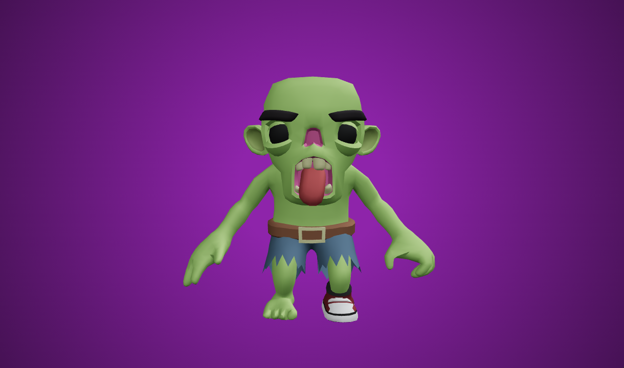 Zombie - Free 3D Model By Quaternius - Poly Pizza