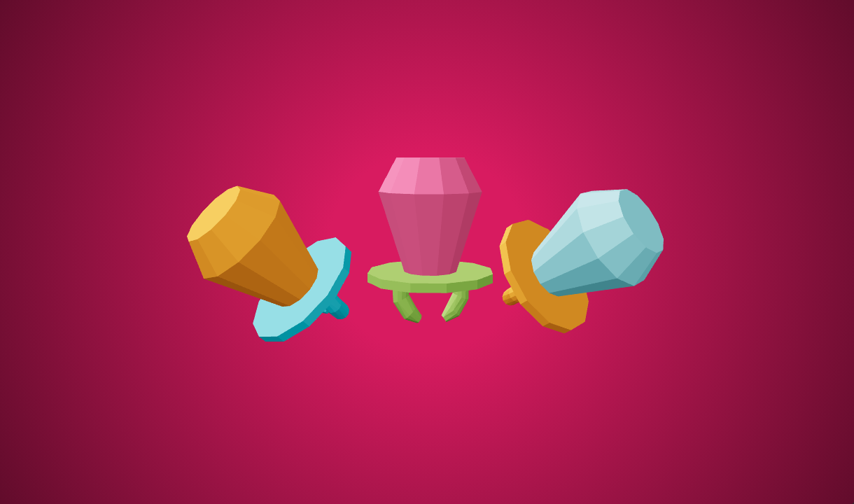 Ring Pops - Free 3D Model By Jarlan Perez - Poly Pizza