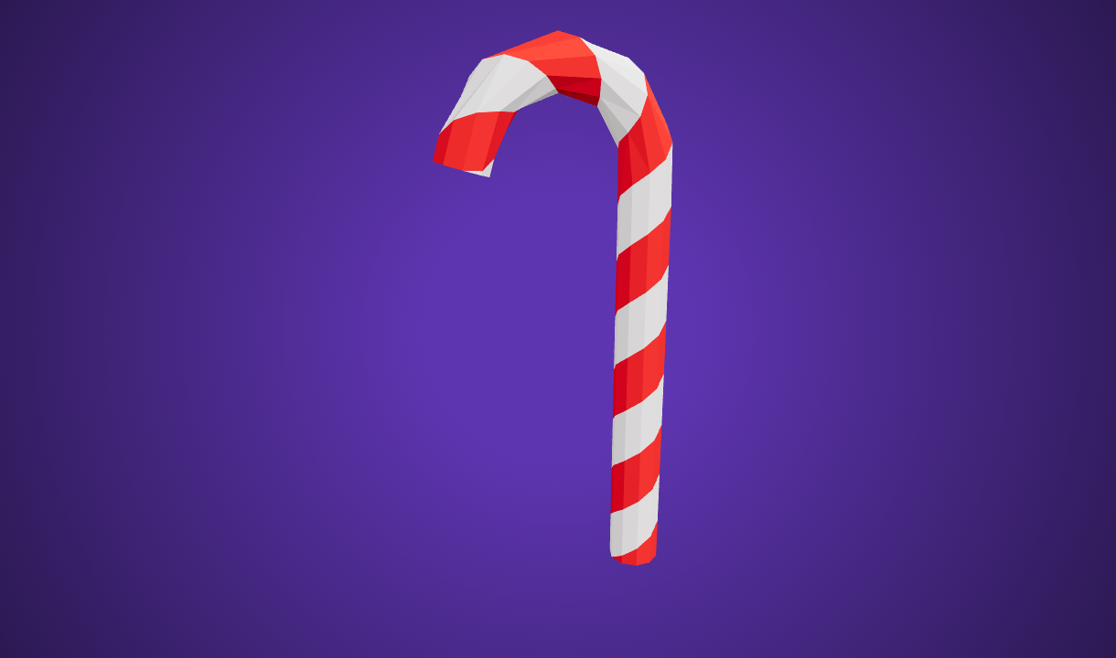 Candy cane - Free 3D Model By Poly by Google - Poly Pizza