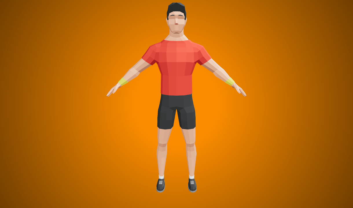 Fitness Character - Free 3D Model By iPoly3D - Poly Pizza