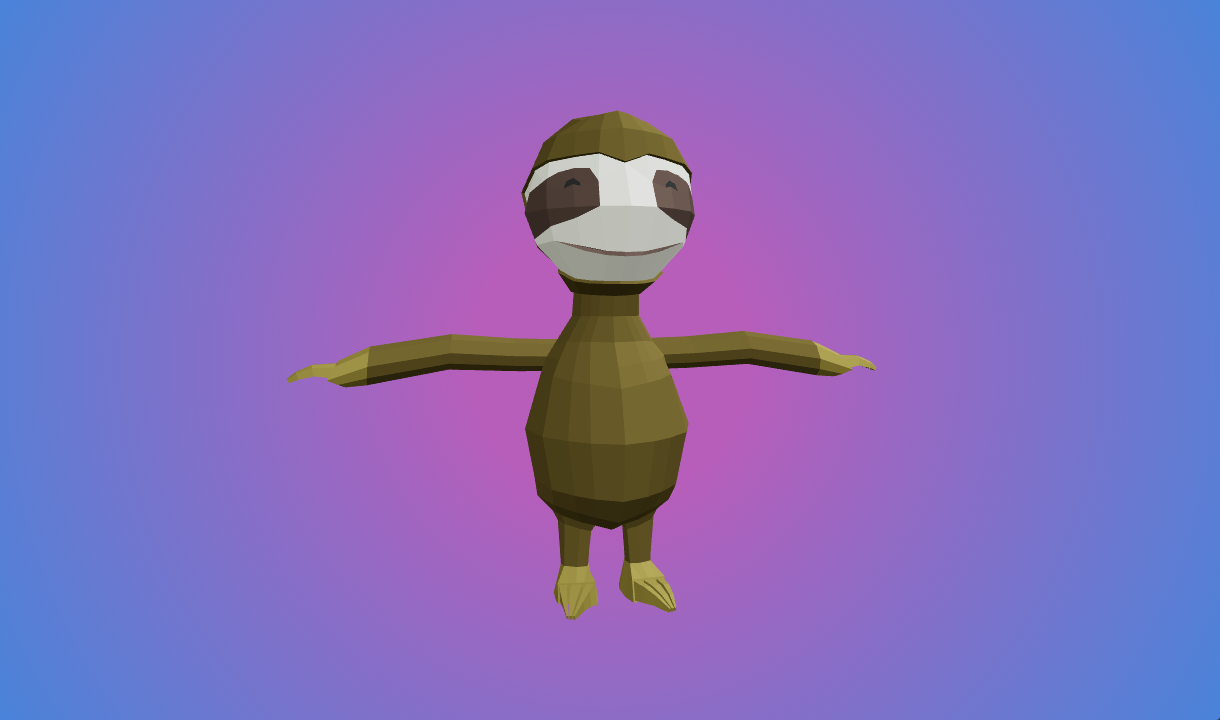 Sloth - Free 3D Model By marioba - Poly Pizza