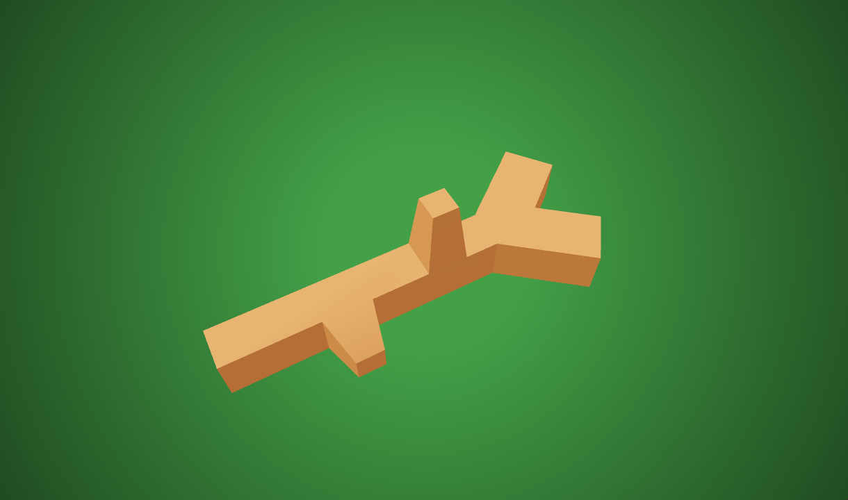 Twig - Free 3D Model By Kenney - Poly Pizza