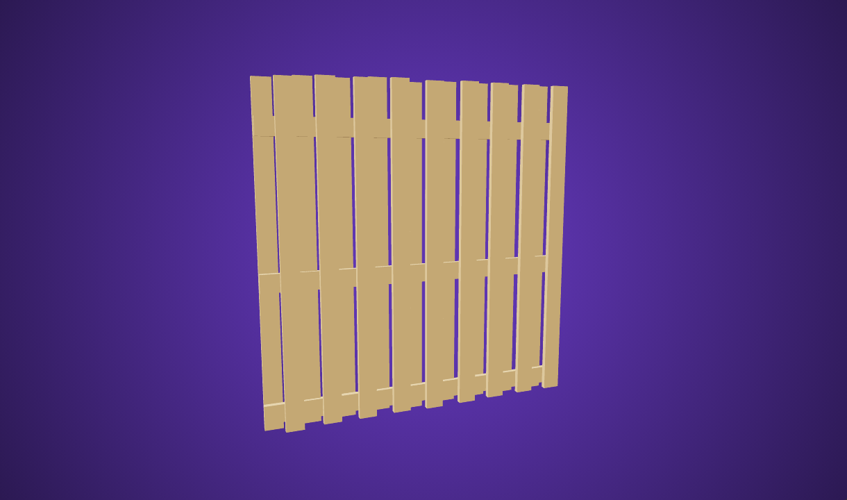 Fence Section - Free 3D Model By Jarlan Perez - Poly Pizza