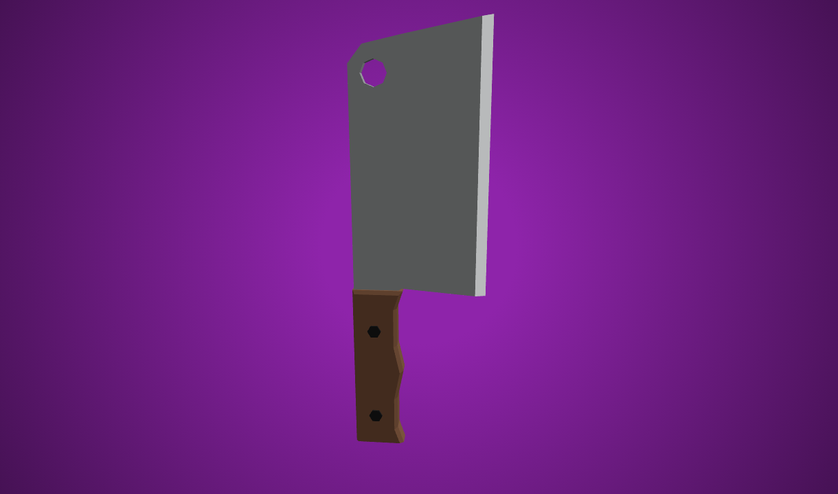Cleaver - Free 3D Model By Pichuliru - Poly Pizza