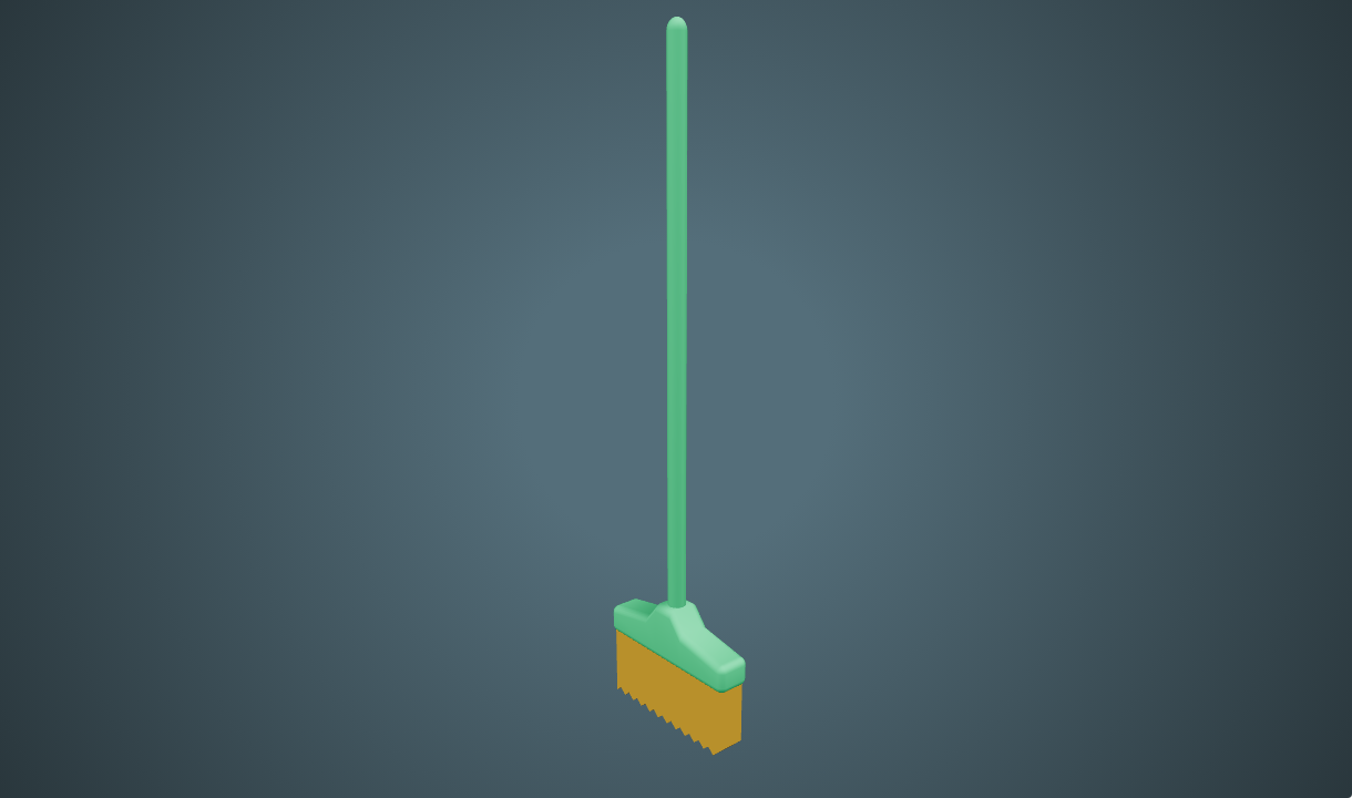 Broom - Free 3D Model By Robert Mark - Poly Pizza