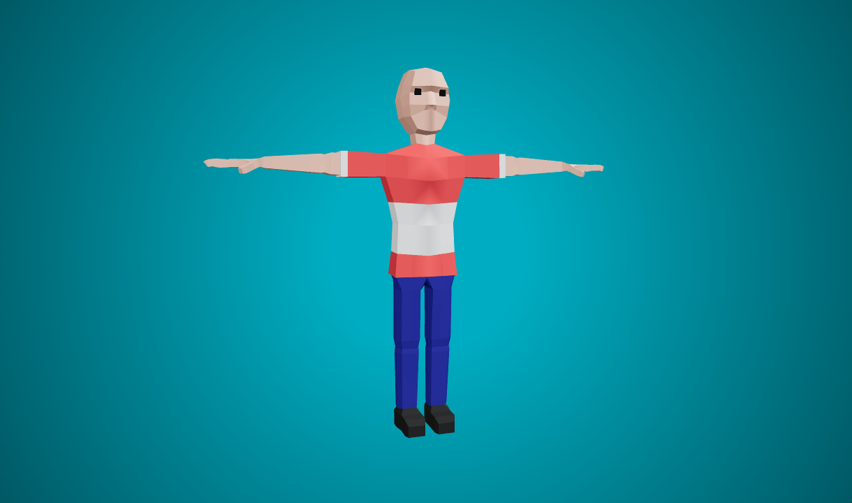 Guy - Free 3D Model By Rafael - Poly Pizza