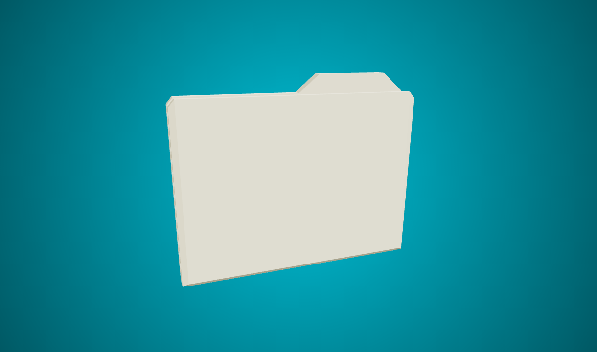 Folder - Free 3D Model By reyshapes - Poly Pizza