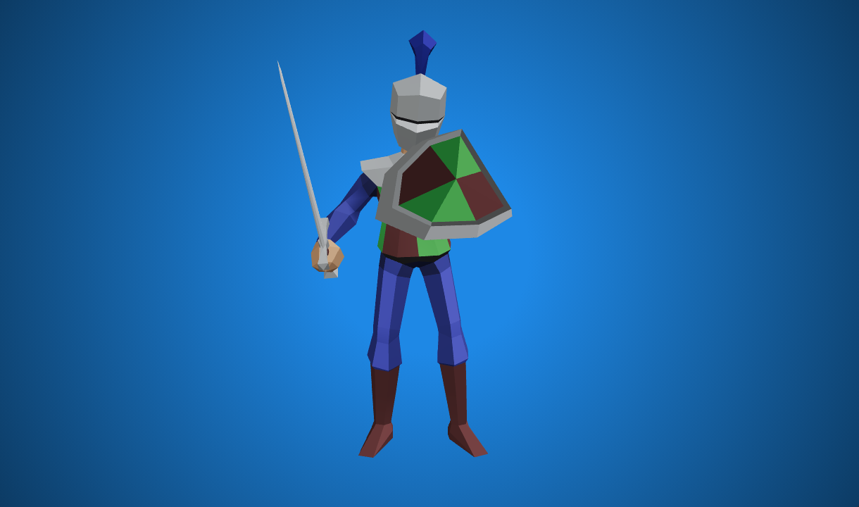 Knight - Free 3D Model By Vaporworks - Poly Pizza