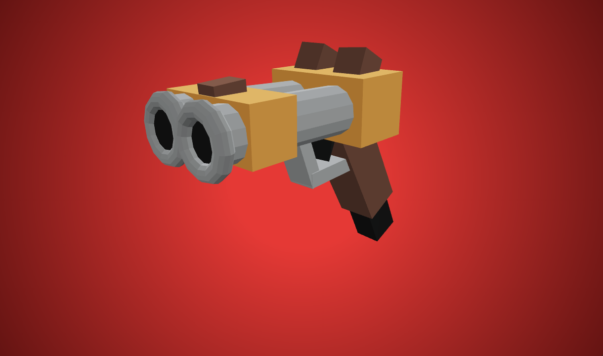 Exterminator - Block Shot - Free 3D Model By Robbie Cartwright - Poly Pizza