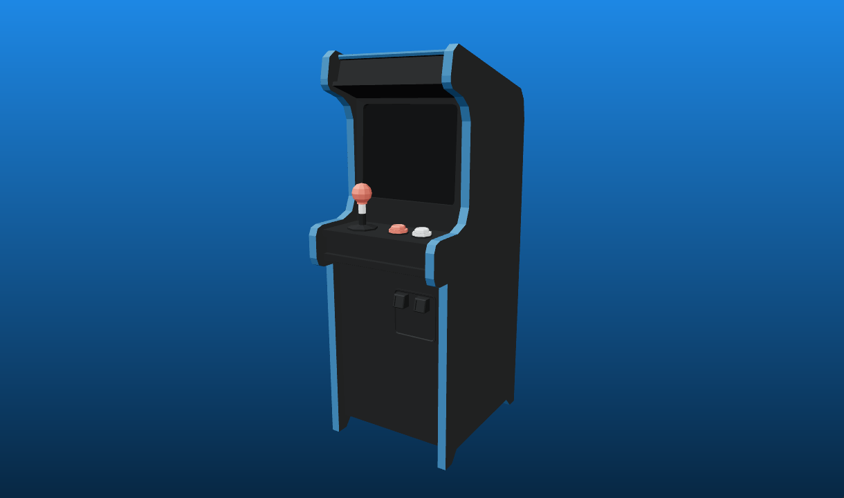 Arcade Machine - Free 3D Model By J-Toastie - Poly Pizza