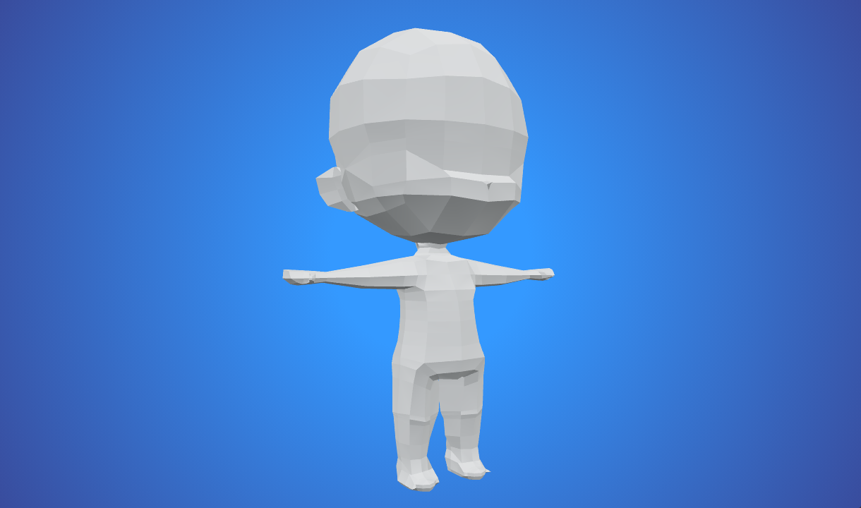 Lowpoly Chibi Character - Free 3D Model By mehreen1919 - Poly Pizza