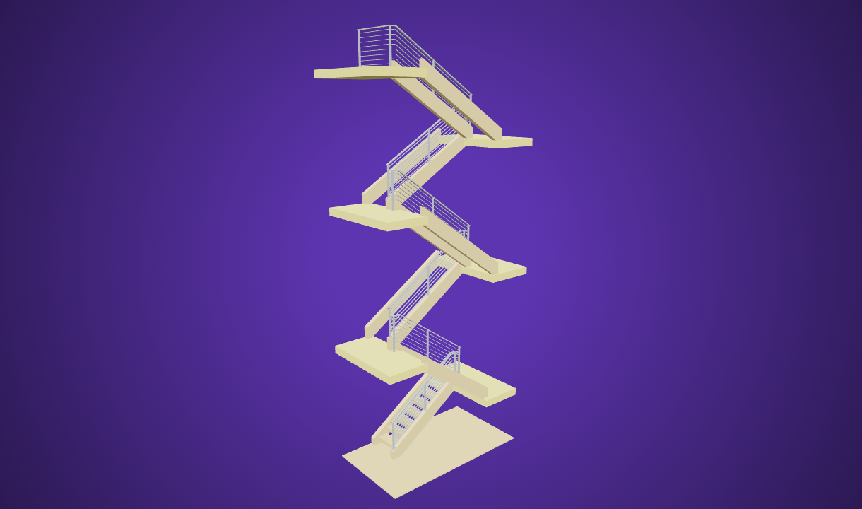 Staircase - Free 3D Model By BJP Studio - Poly Pizza