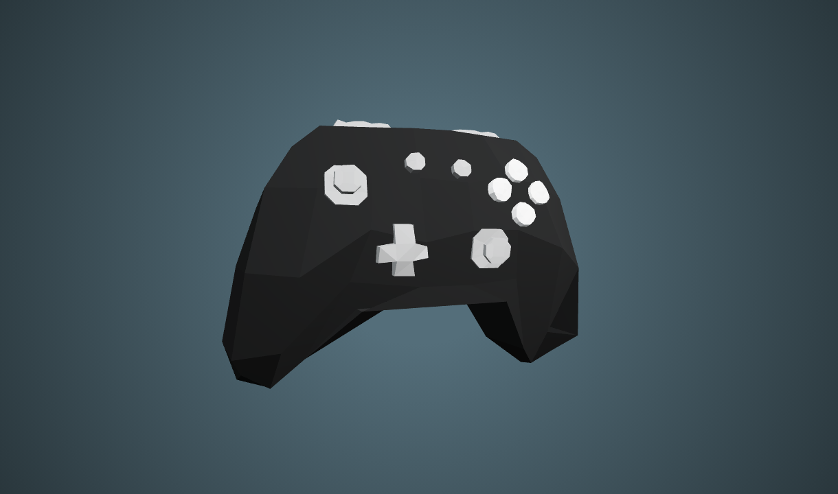 Low Poly Controller - Free 3D Model By Ginsta - Poly Pizza