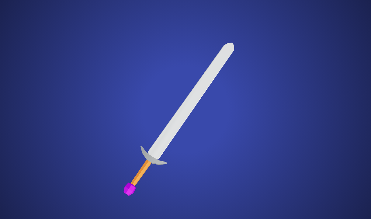 Simple Iron Sword - Free 3D Model By bruhMan - Poly Pizza