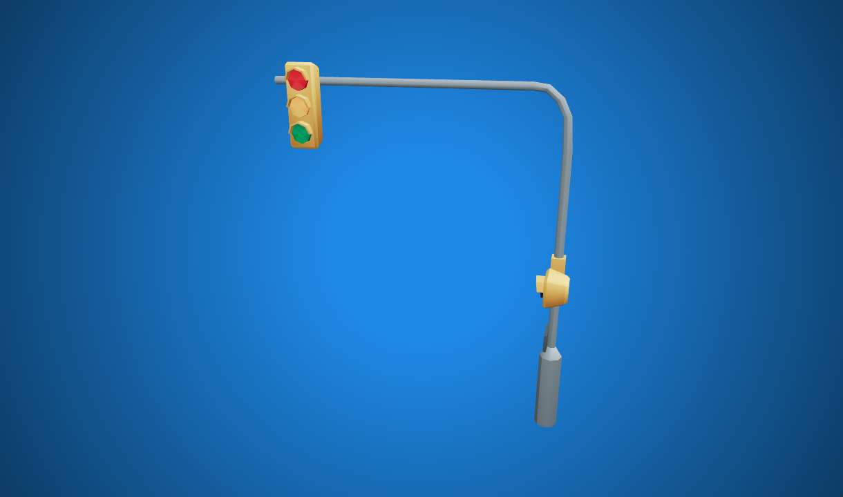 Traffic light - Free 3D Model By Kay Lousberg - Poly Pizza