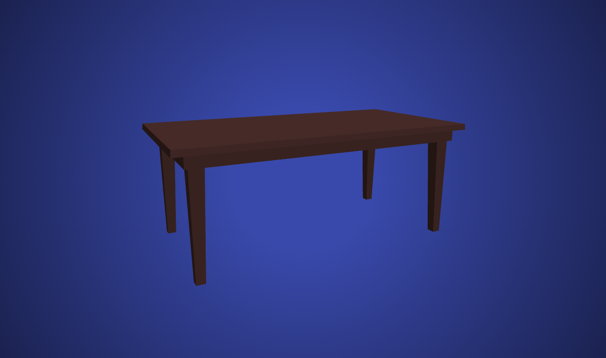 Table - Free 3D Model By CreativeTrio - Poly Pizza
