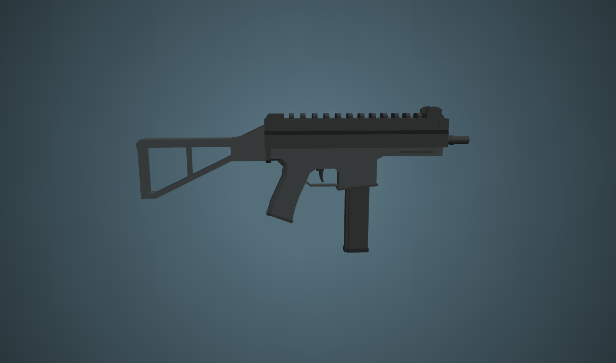 Submachine Gun - Free 3D Model By Quaternius - Poly Pizza