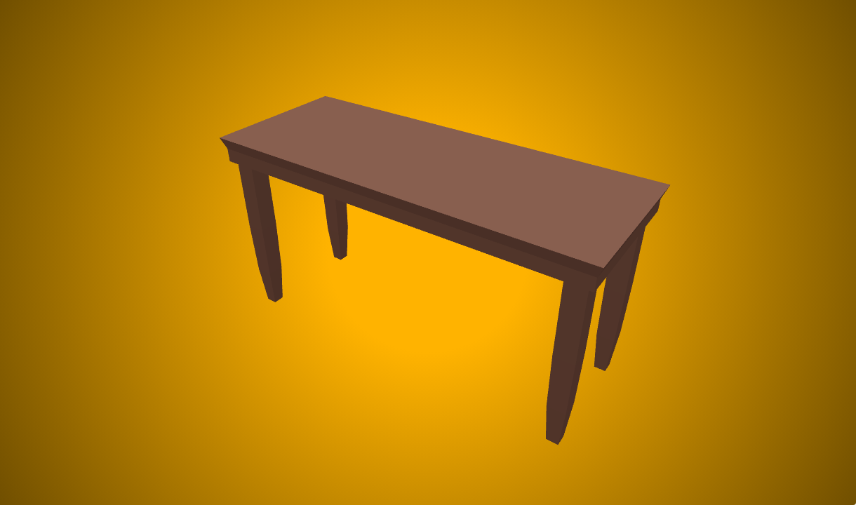 Table - Free 3D Model By Darwin Yamamoto - Poly Pizza