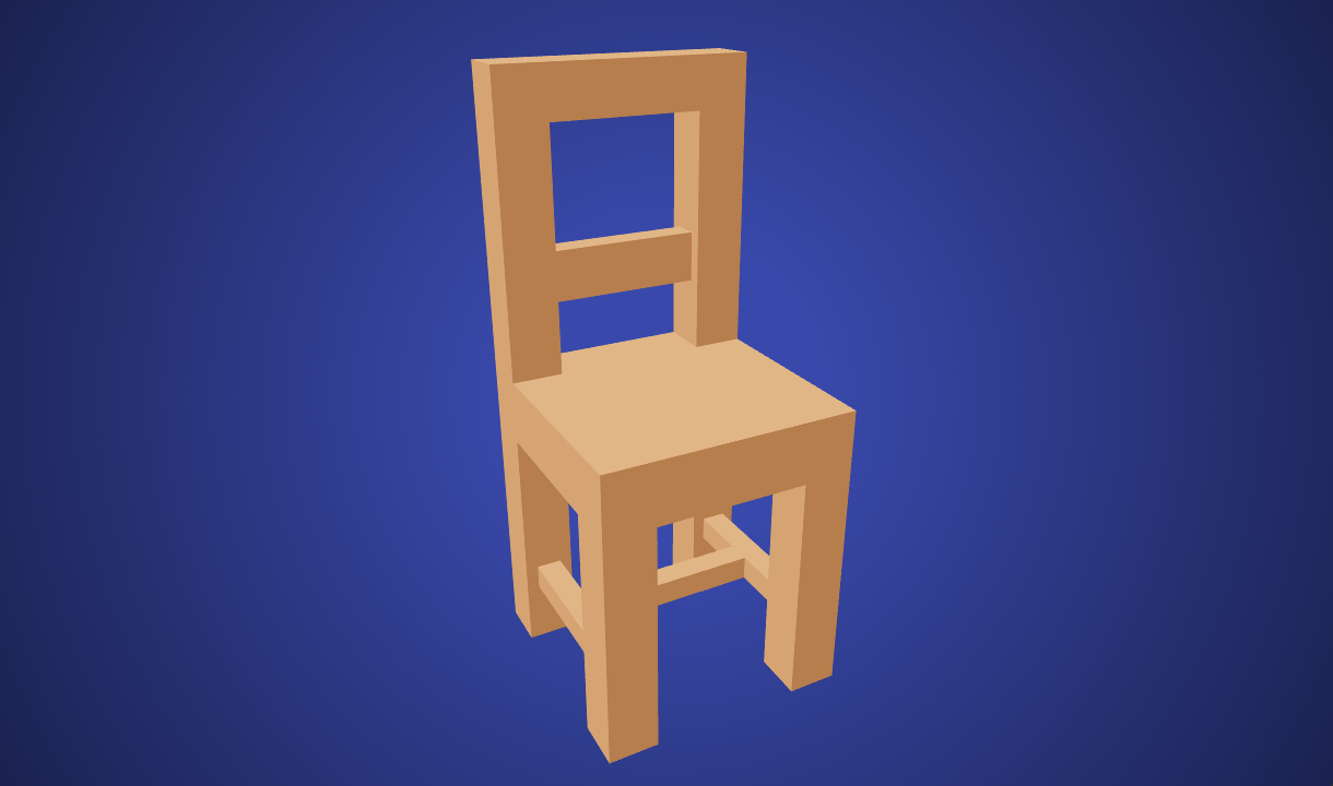Chair - Free 3D Model By Kenney - Poly Pizza