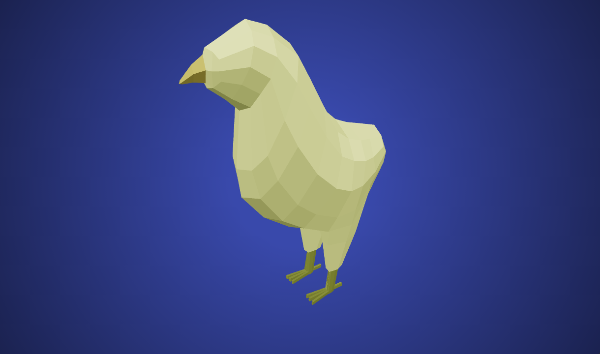 Chick - Free 3D Model By madtrollstudio - Poly Pizza